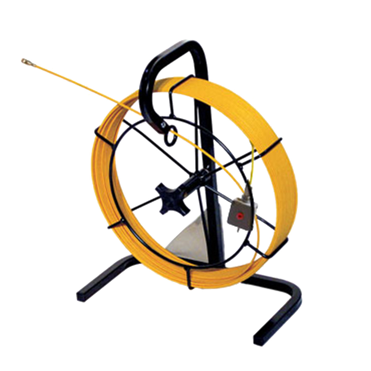 Detectable Reel Rod Fish Tape - 3/16" x 150 Ft. Deluxe w/ Accessory Kit ...