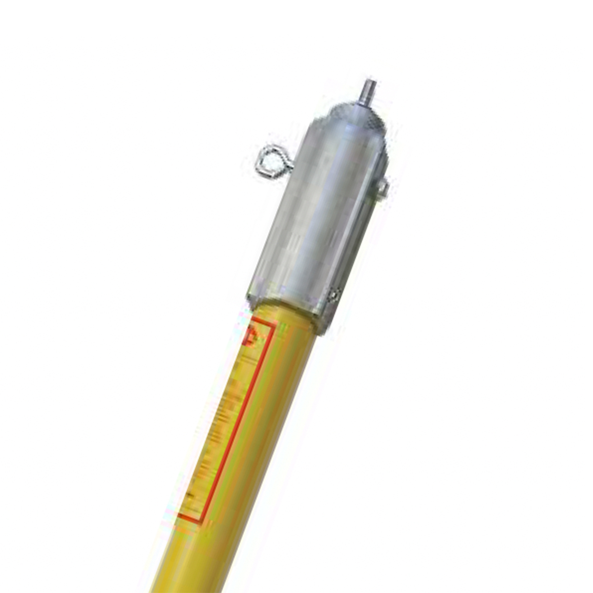 JE Series 8' Foam Core Fiberglass Pole w/ Inductive Clamp Adapter - WCT ...